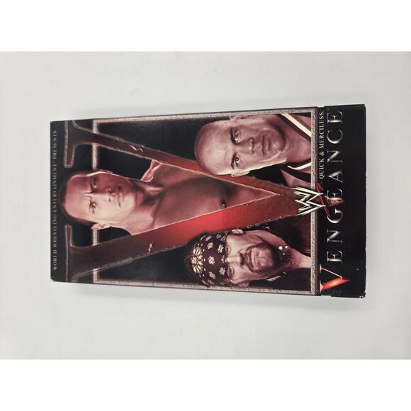 Media | Wwe Vengeance 202 Rare Hogan Rock Undertaker Vhs | Poshmark